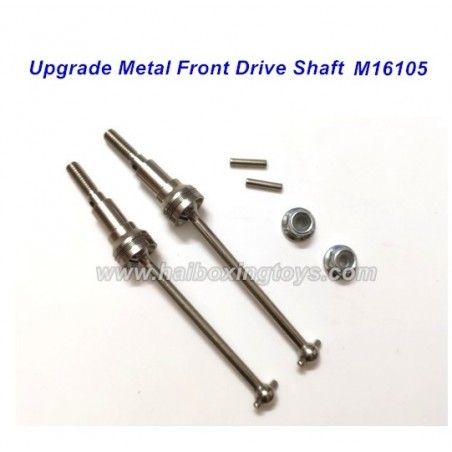 HBX 16889A 16889 Upgrade Metal Front Drive Shaft Set M16105